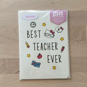 Hello Kitty | Party Supplies | Hello Kitty Teacher Card | Poshmark